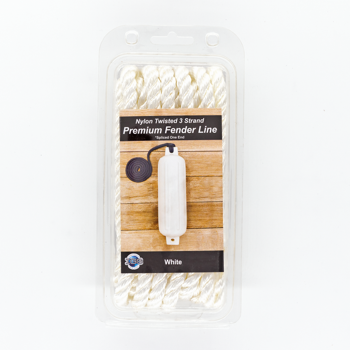 3 STRAND FENDER LINES WHITE – IGS
