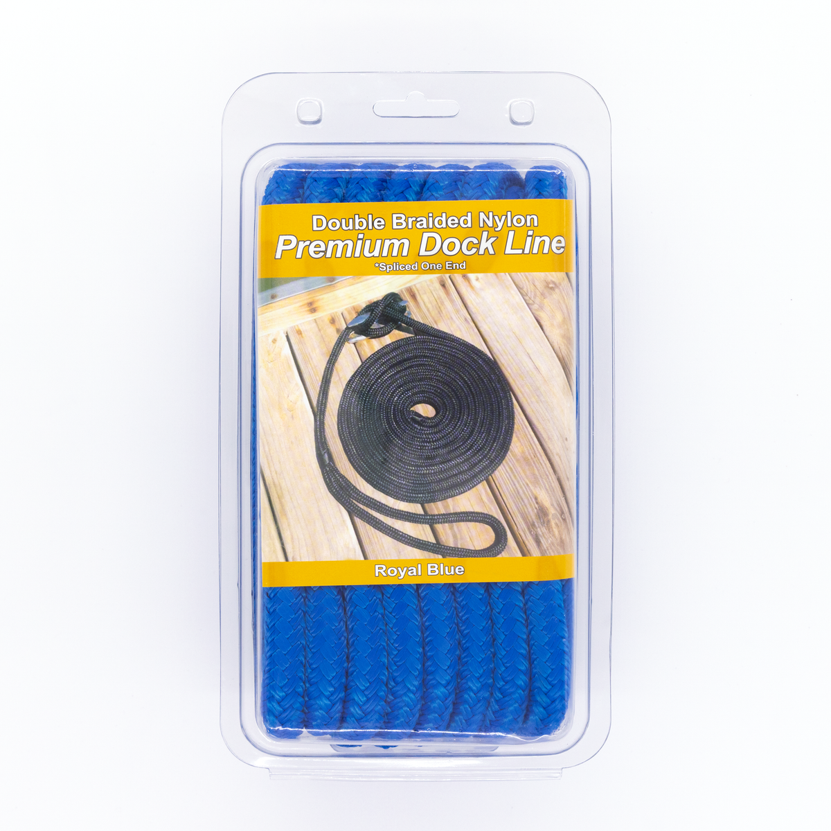 DOUBLE BRAID DOCK LINES - ROYAL BLUE – IGS